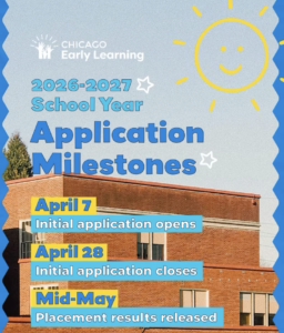 2026-2027 Chicago Early Learning Preschool Application Opens 4/7/26 ...