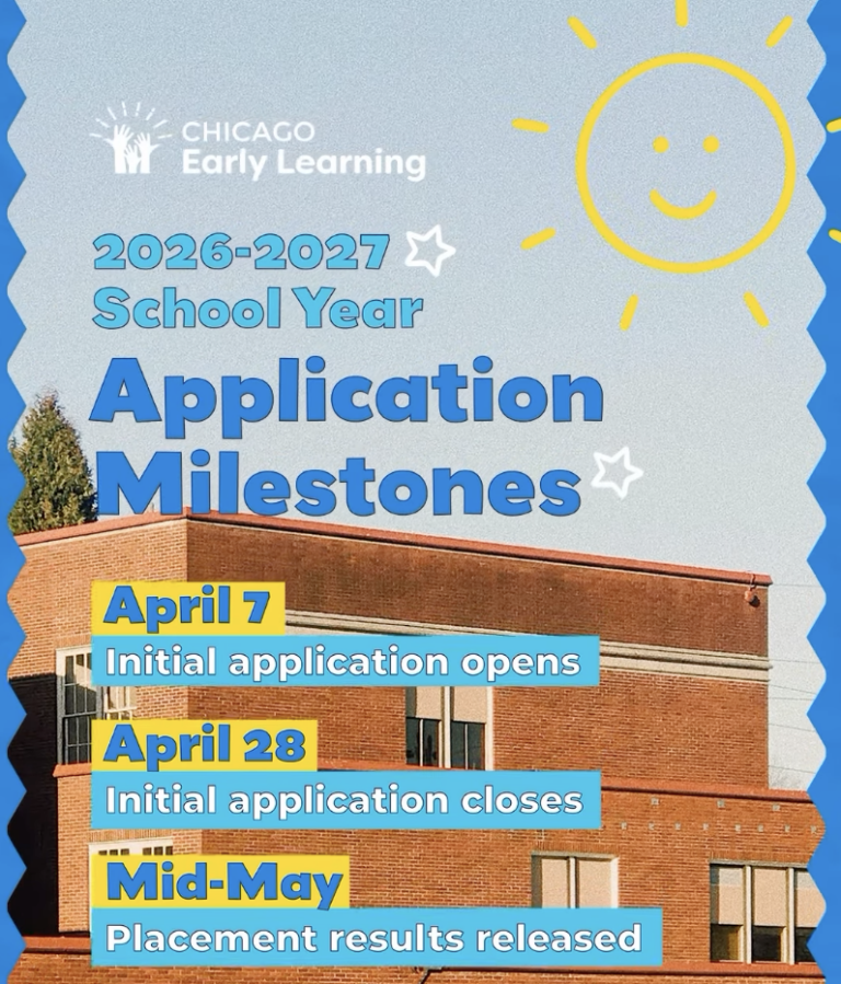 2026-2027 Chicago Early Learning Preschool Application Opens 4/7/26 ...